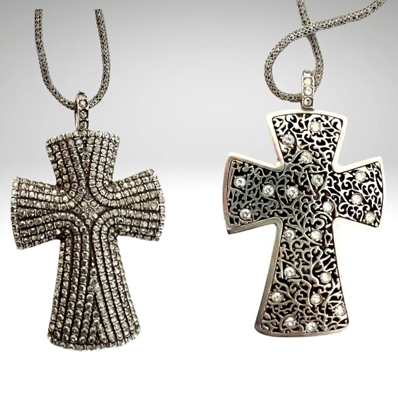 Brighton | Jewelry | Brighton Anatolia Cross Reversible | Poshmark